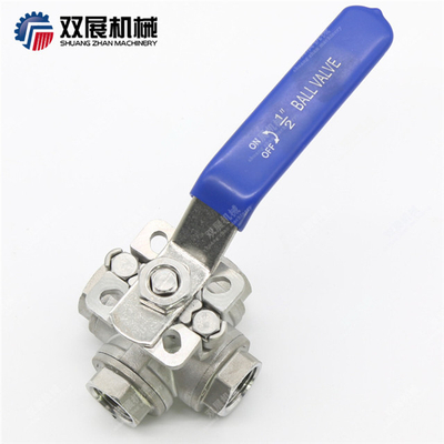 Four Way Threaded Ball Valve Multi-ports Stainless Steel 304 316L from ...