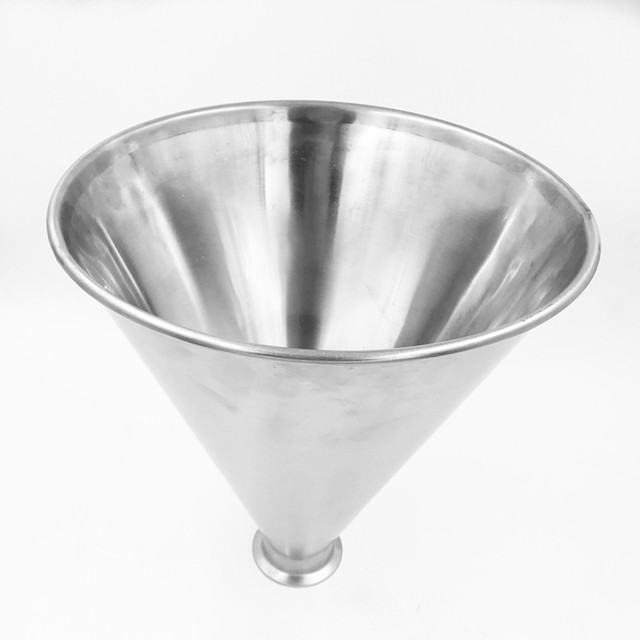 Stainless Steel Funnel Hopper Dimensions Table - NEW TEK